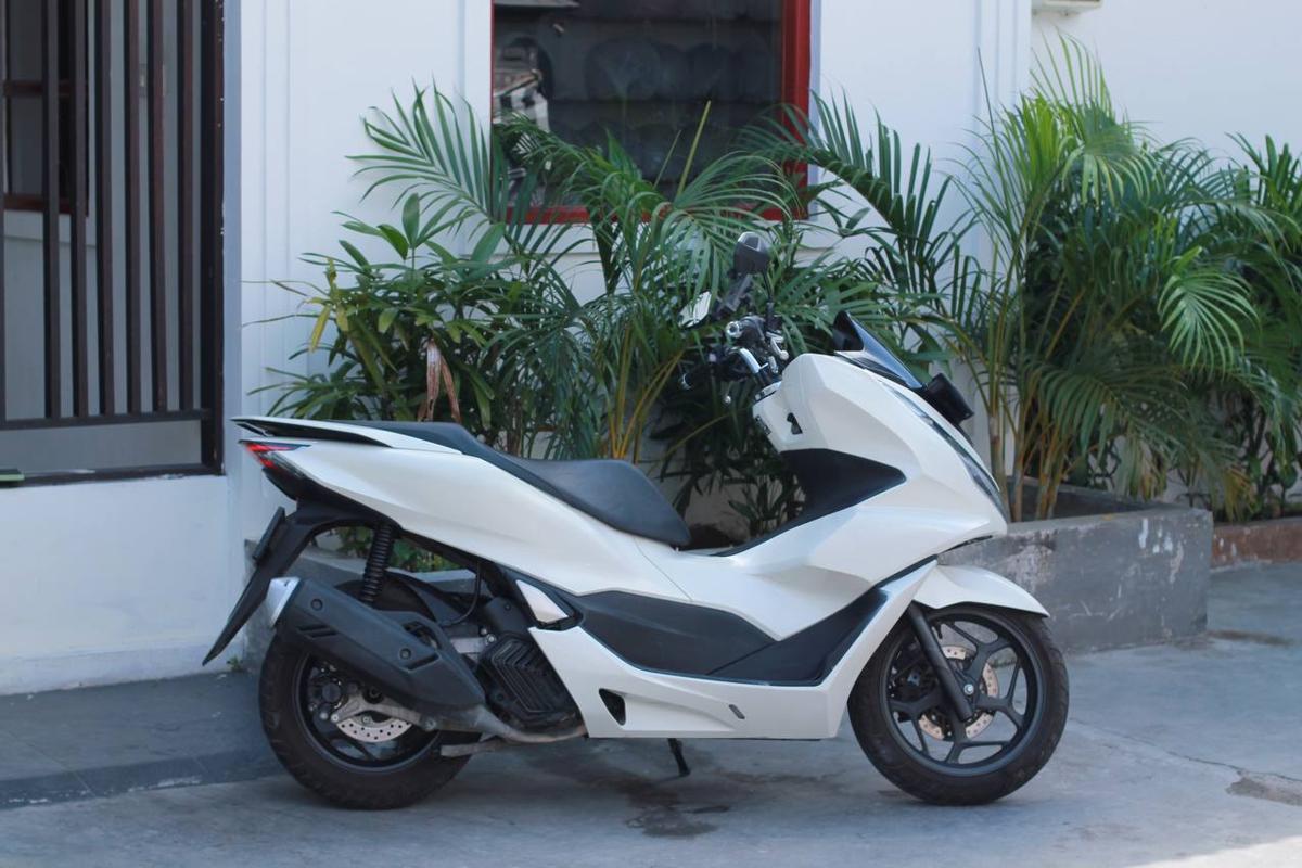 Sewa Motor Honda PCX 160 White di Bali | BikeHouse